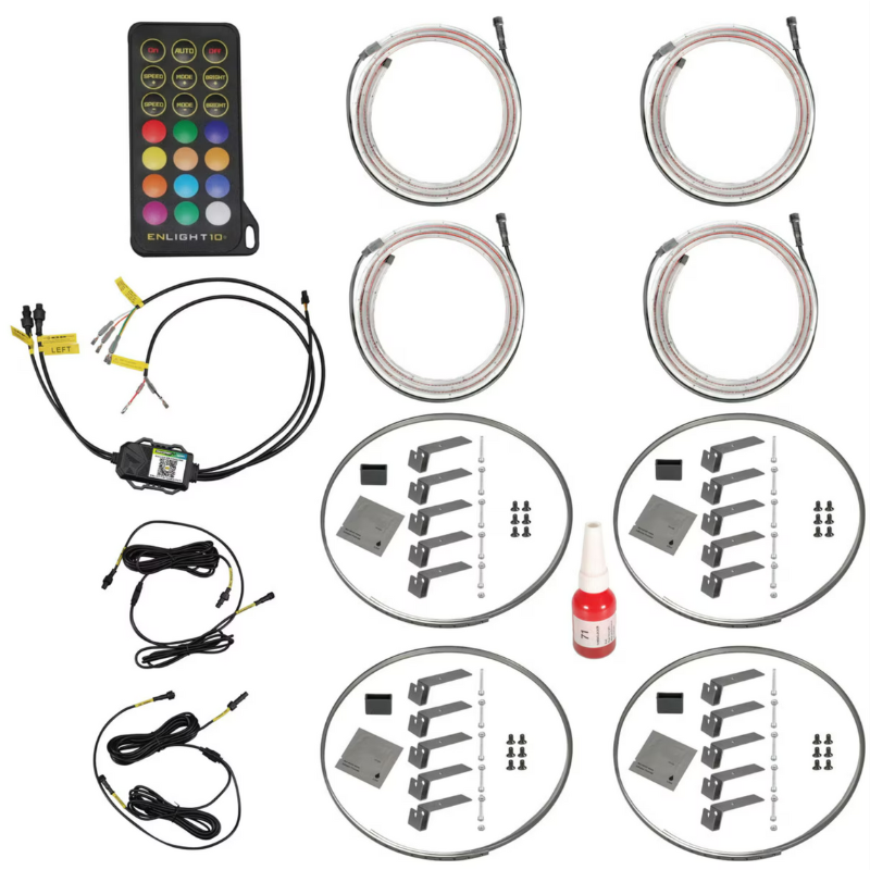 Stinger RSCWL10 COLORTRAIL Adjustable RGBW LED Wheel Light Kit